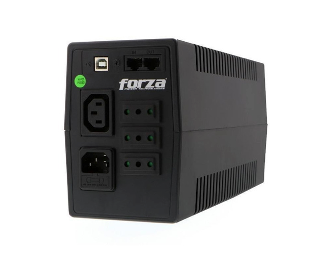 UPS Bateria Resp PC Notebook DVR 600VA 360W Forza SL-612UL-C – FactoryTech