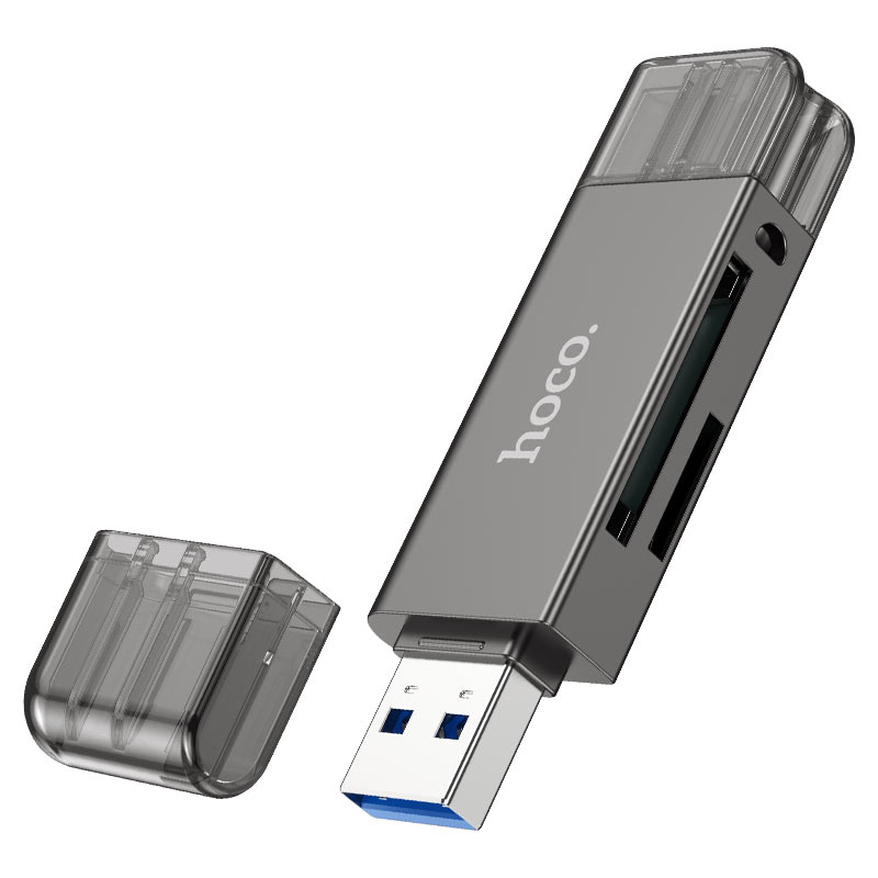 Lector de Tarjetas Micro SD/TF/SD USB USB-C 3.0 5Gps Hoco HB39 ...